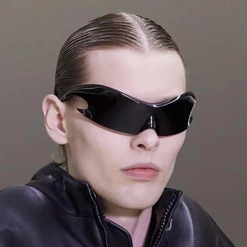 Rimless One-Piece “Future Style Y2G” Sunglasses – Synesthetic
