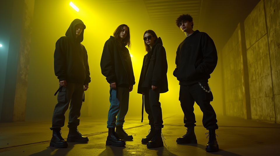 Tenues Techno Rave, Vêtements Noirs et Style Underground - Jusqu'à 50% ...